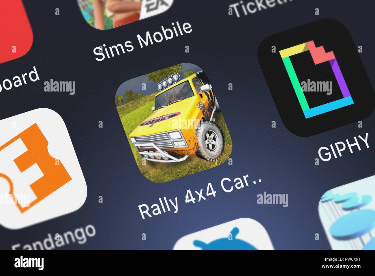 Rally 4x4 car racing simulator hi-res stock photography and images - Alamy