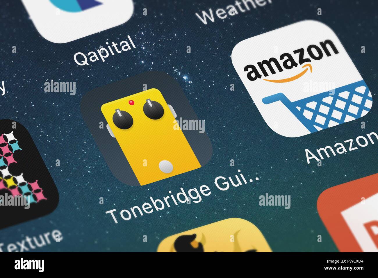 London, United Kingdom - October 15, 2018: Screenshot of the Tonebridge ...