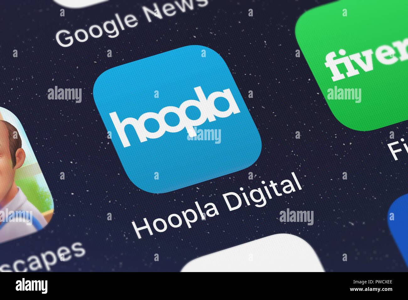 Hoopla icon hi-res stock photography and images - Alamy