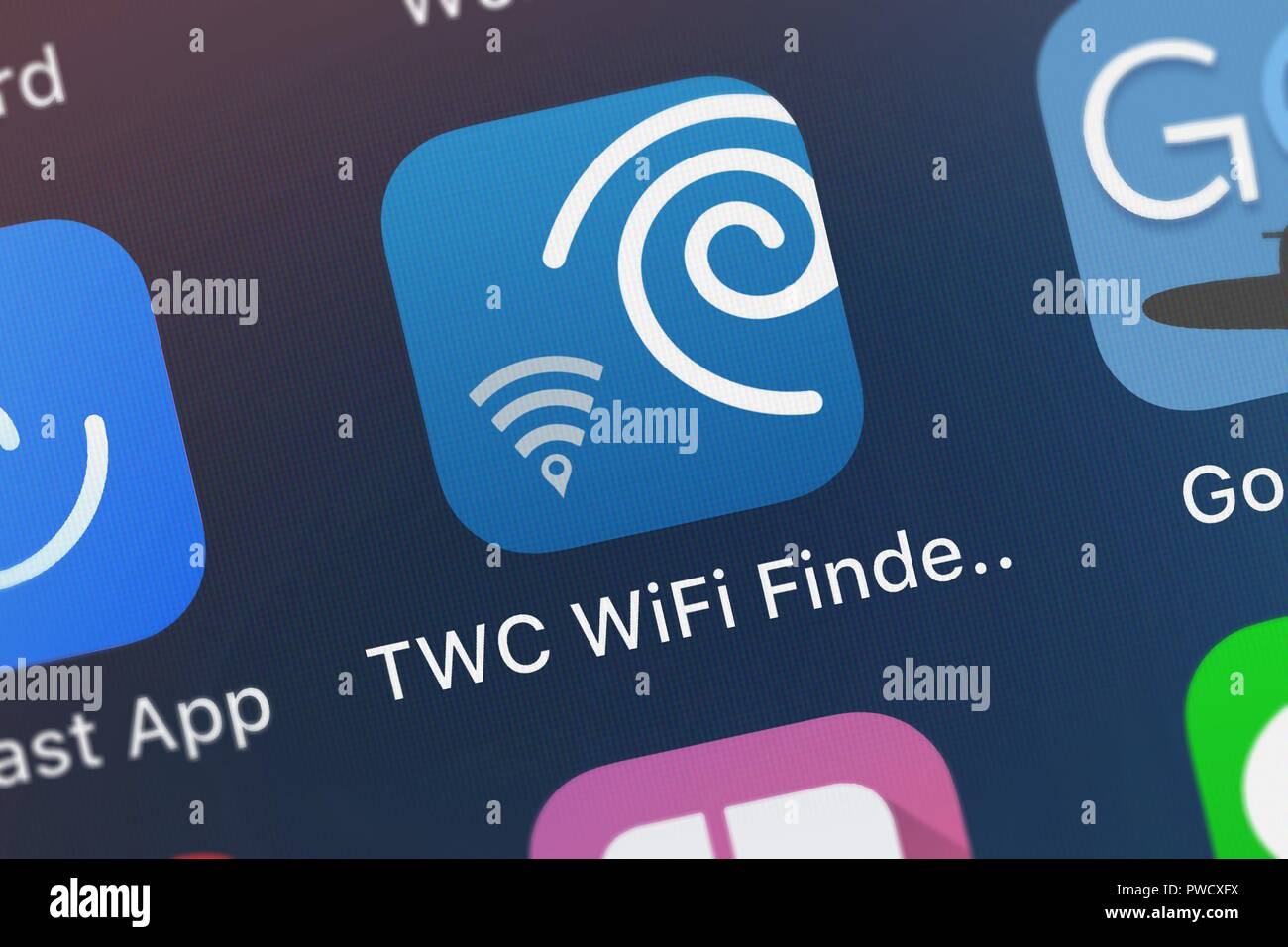 London, United Kingdom - October 15, 2018: Screenshot of Charter ...