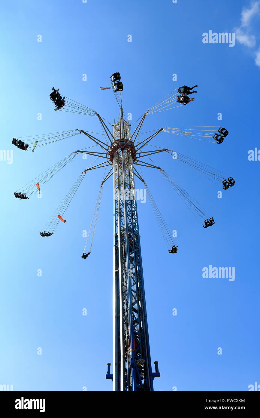 amusement park swing Stock Photo - Alamy