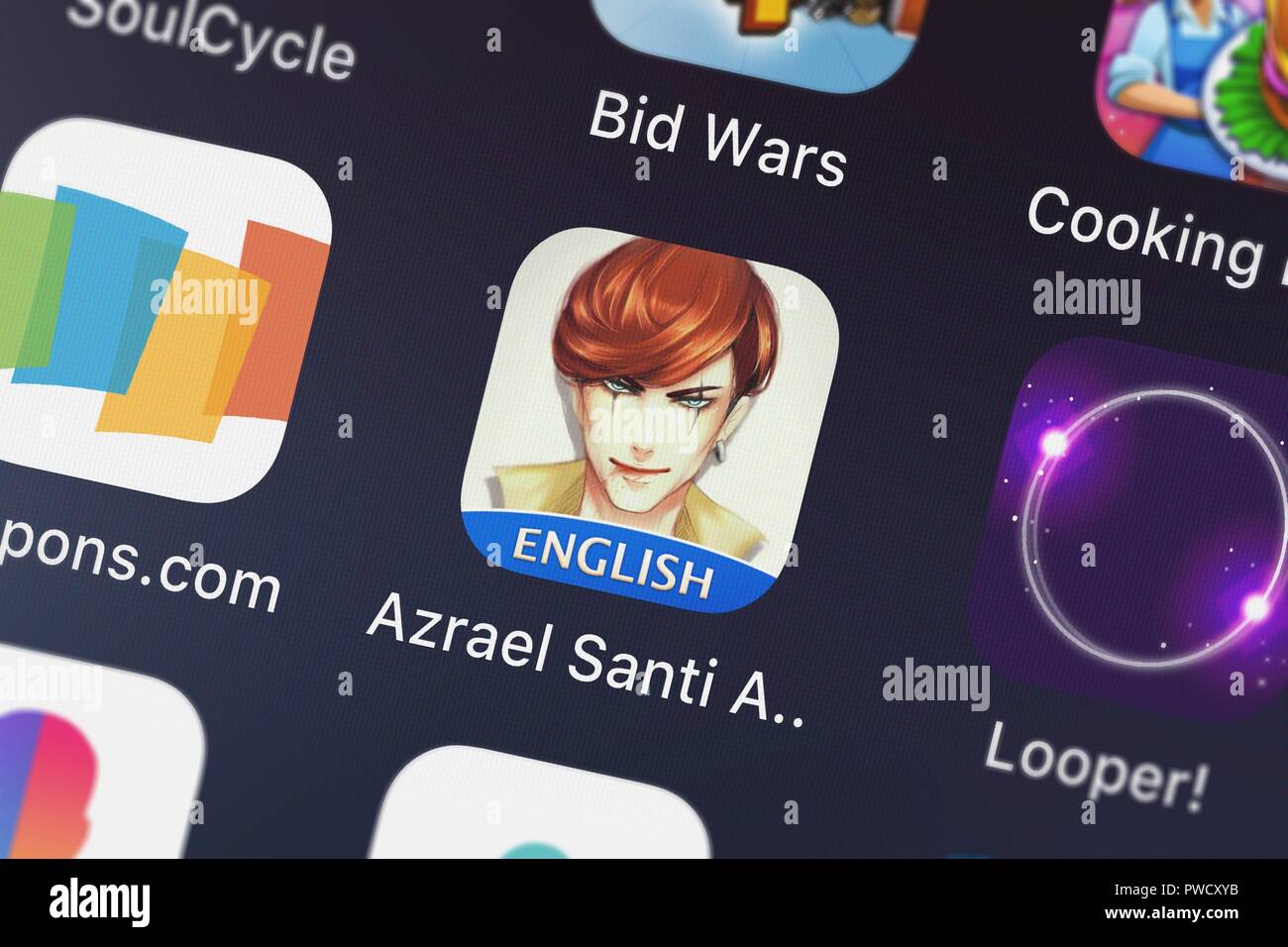 London, United Kingdom - October 15, 2018: The Azrael Santi Amino ...