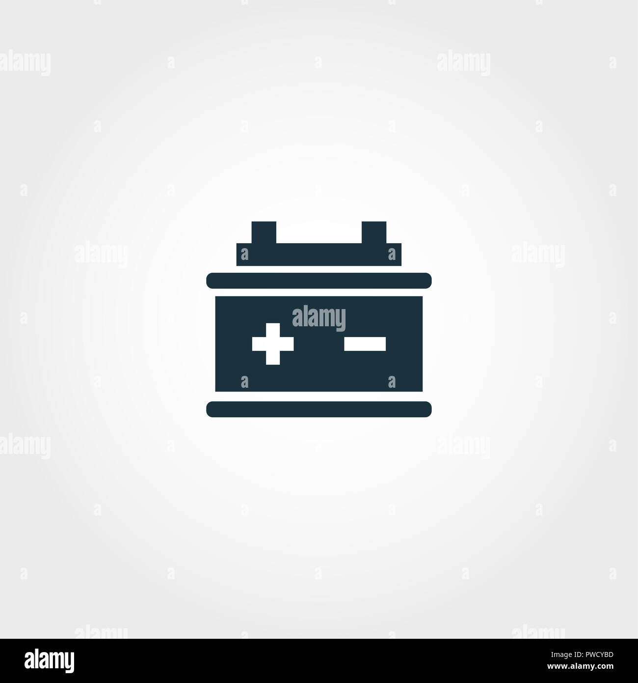 Accumulators icon. Premium quality element illustration from car parts ...