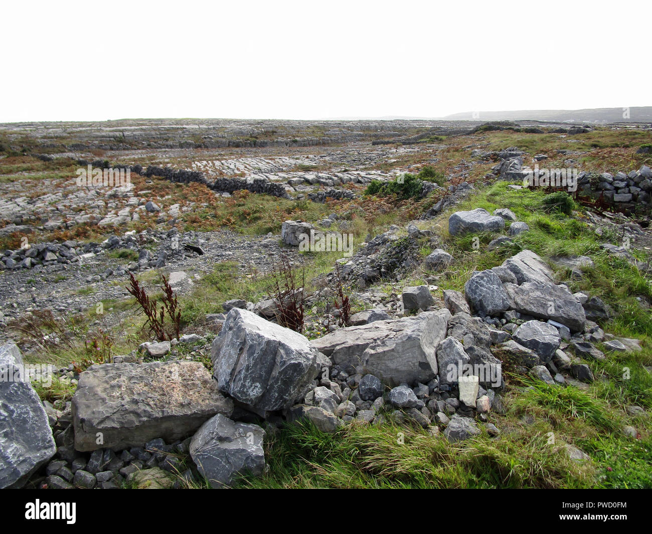 Geology of the Aran Islands' rugged terrain from karstic limestone ...