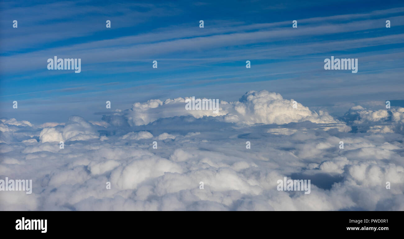 Flying above clouds in daytime hi-res stock photography and images - Alamy