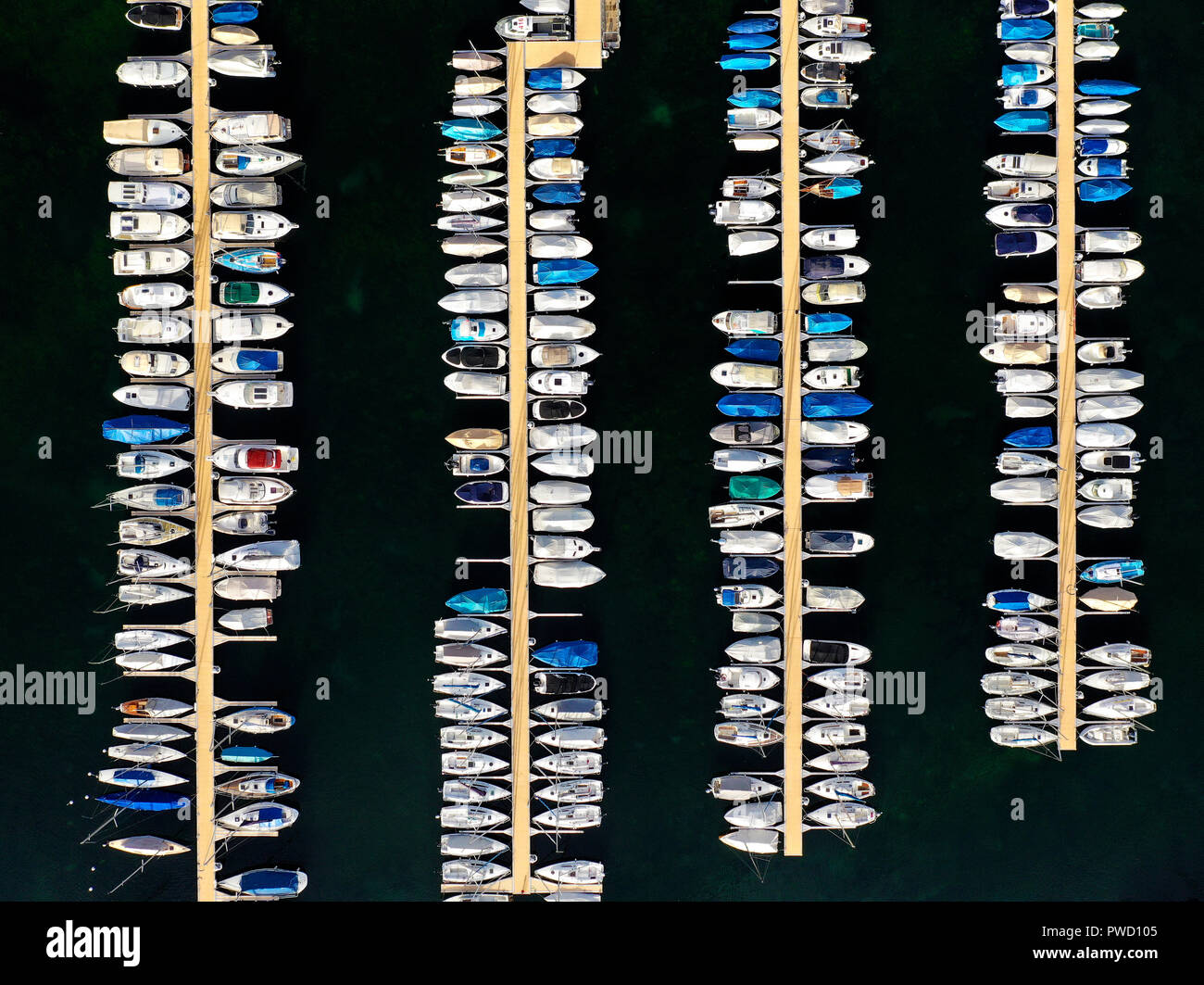 Sailing ship from birds eye view hi-res stock photography and images ...