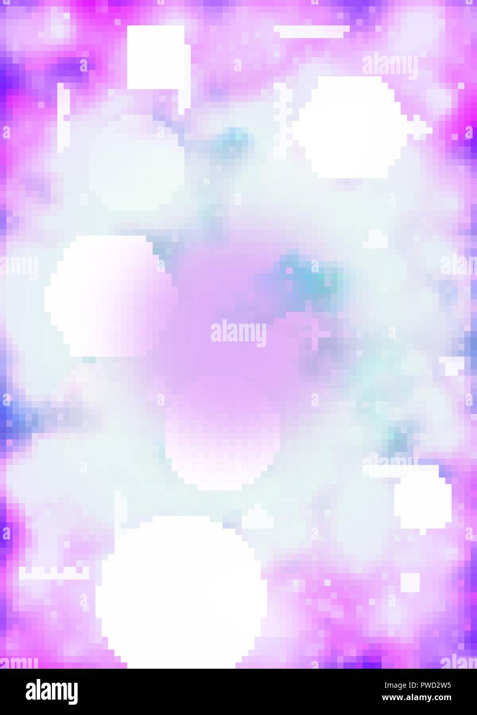 Liquid shapes cover with dynamic fluid. Neon bauhaus gradient wi Stock ...