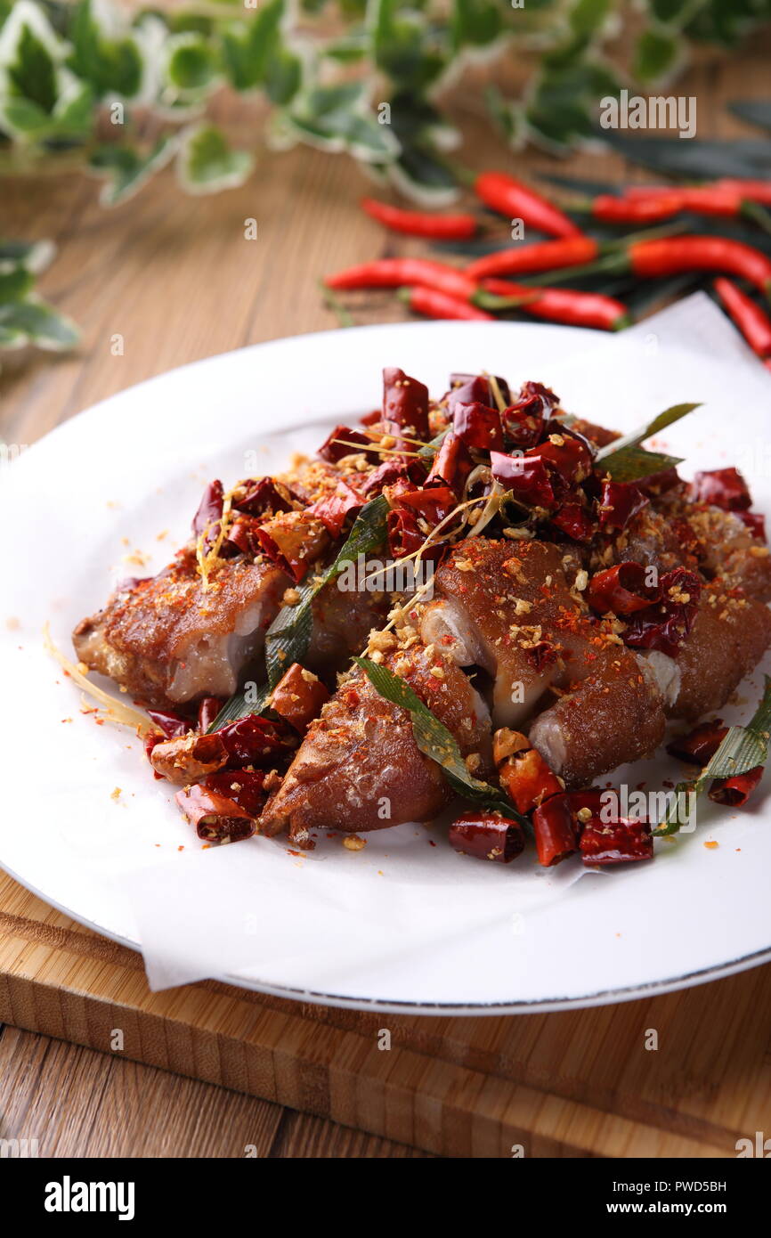 Old bacha spicy pork hand Stock Photo - Alamy