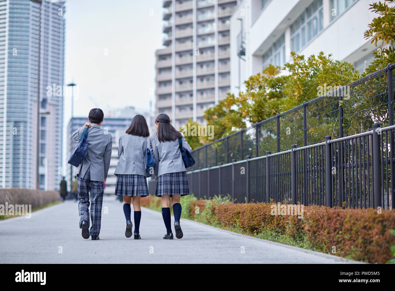 Japanese junior high students Stock Photo - Alamy