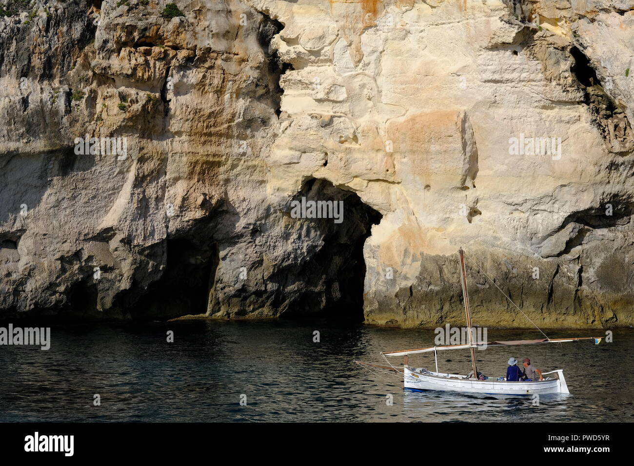 Beautiful beaches, cliffs and coves around the Island of Menorca Cala ...