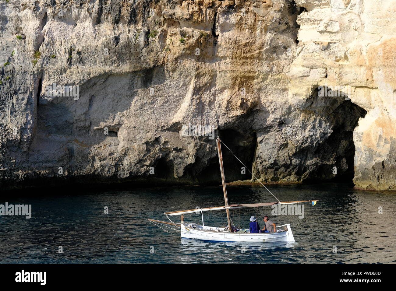 Beautiful beaches, cliffs and coves around the Island of Menorca Cala ...