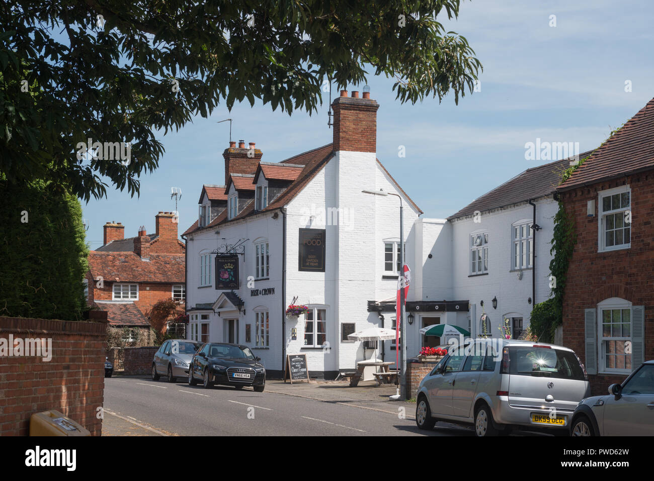 The Rose & Crown pub, Feckenham, Worcestershire, England, United ...
