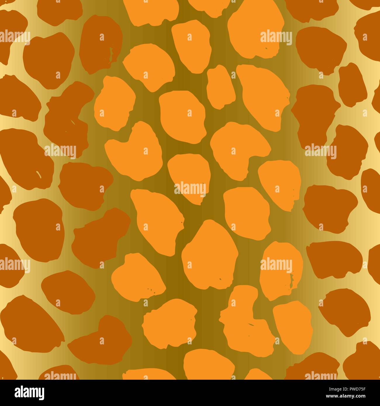Seamless leopard pattern. Animal skin grunge texture. Giraffe gradient ...