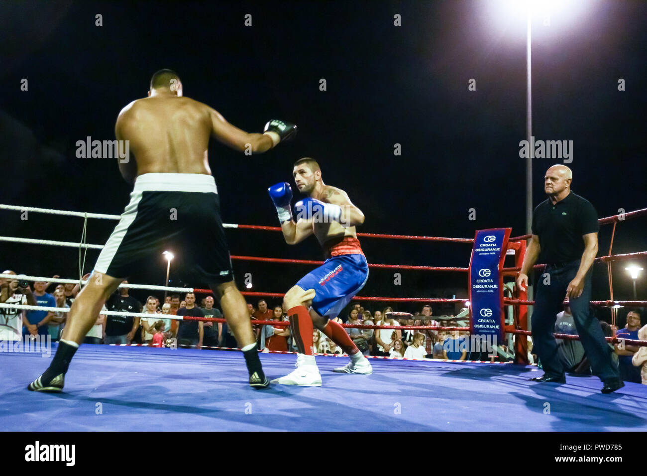 Zagreb, Croatia - 15 Sep, 2018 : Memorial boxing tournament Danijel ...