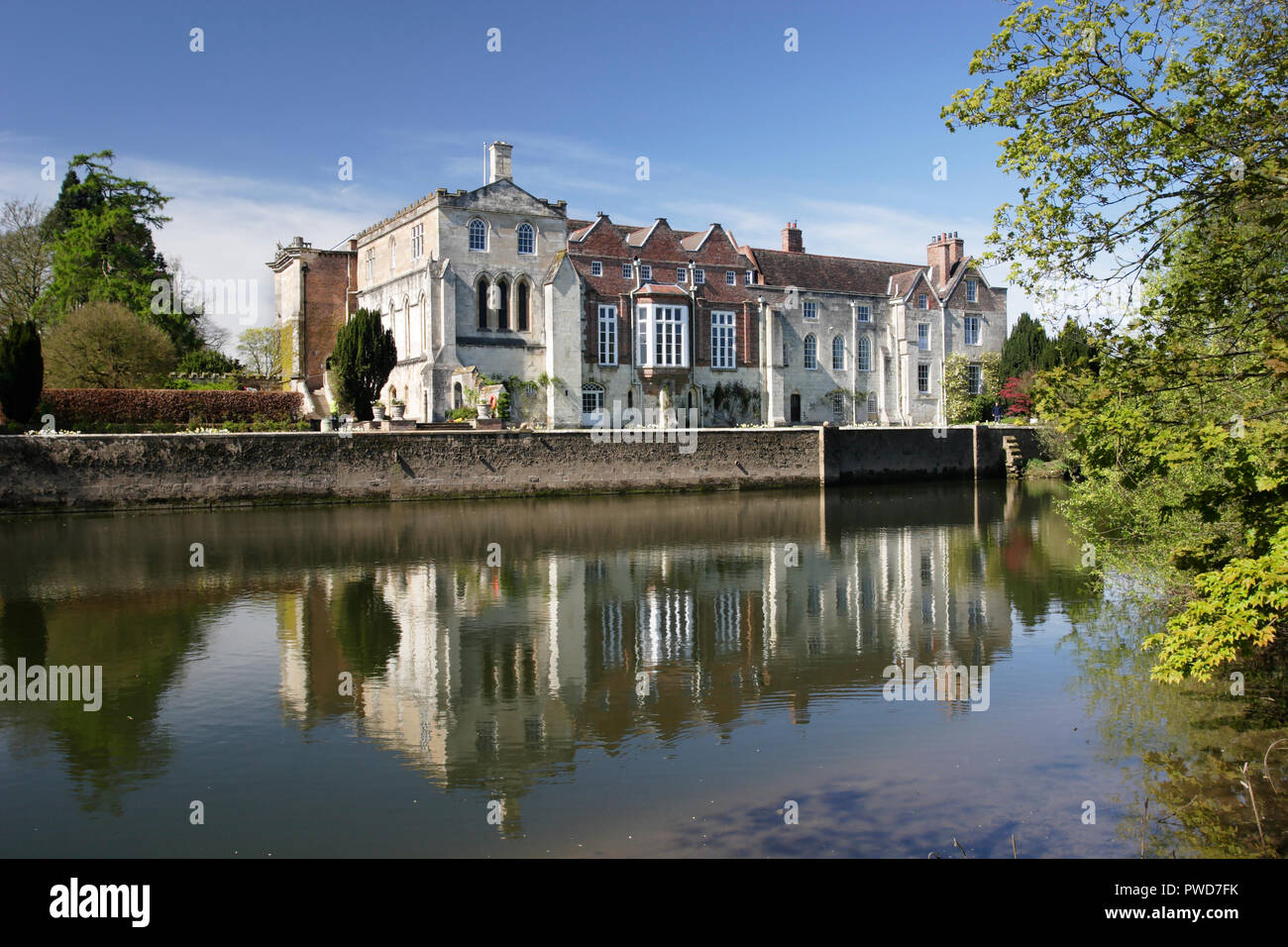 Bishopthorpe Palace, home of the Archbishops of York, viewed across the ...