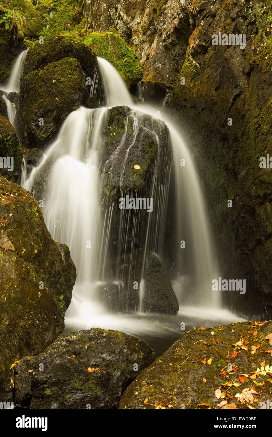 Lodore waterfalls, Lake District UK Stock Photo - Alamy