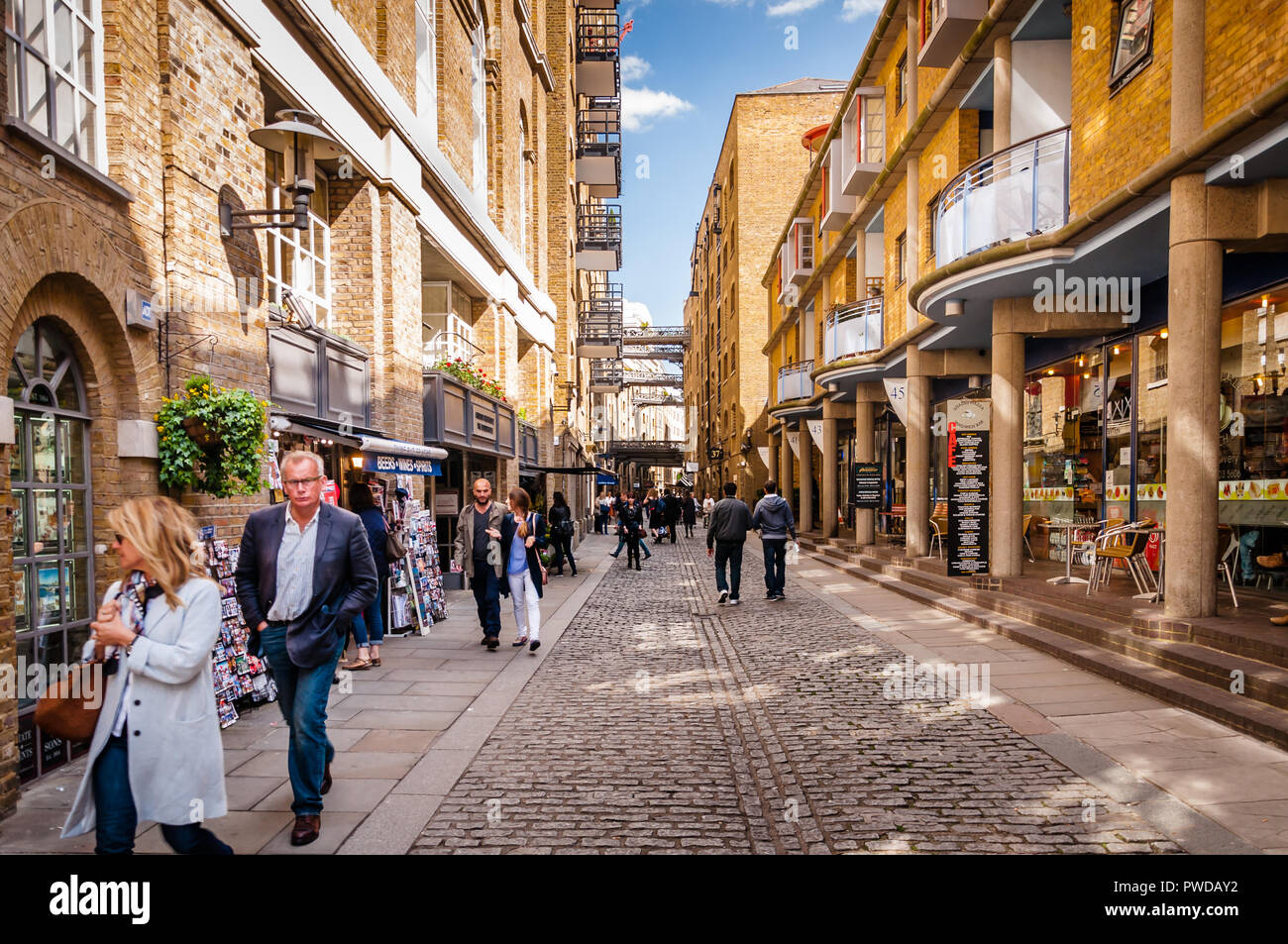 The historic renovated Butler's Wharf warehouse building by Tower ...