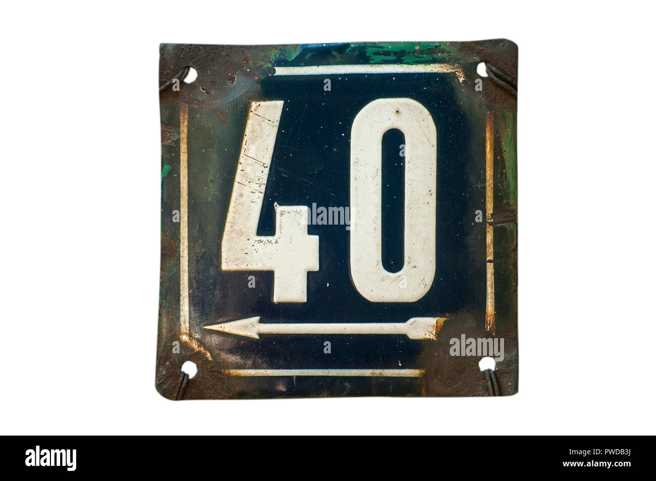Number 40 Cut Out Stock Images & Pictures - Alamy