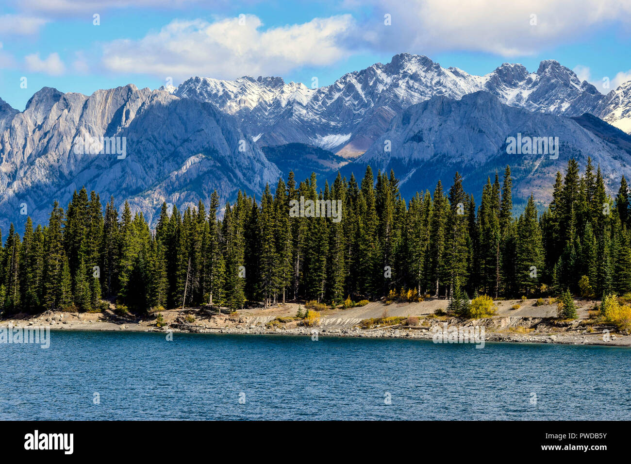 Snow capped mountains Stock Photo - Alamy