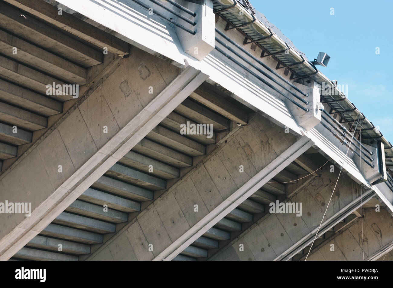 Exterior of the Poljud stadium, home of Hadjuk Split football club ...