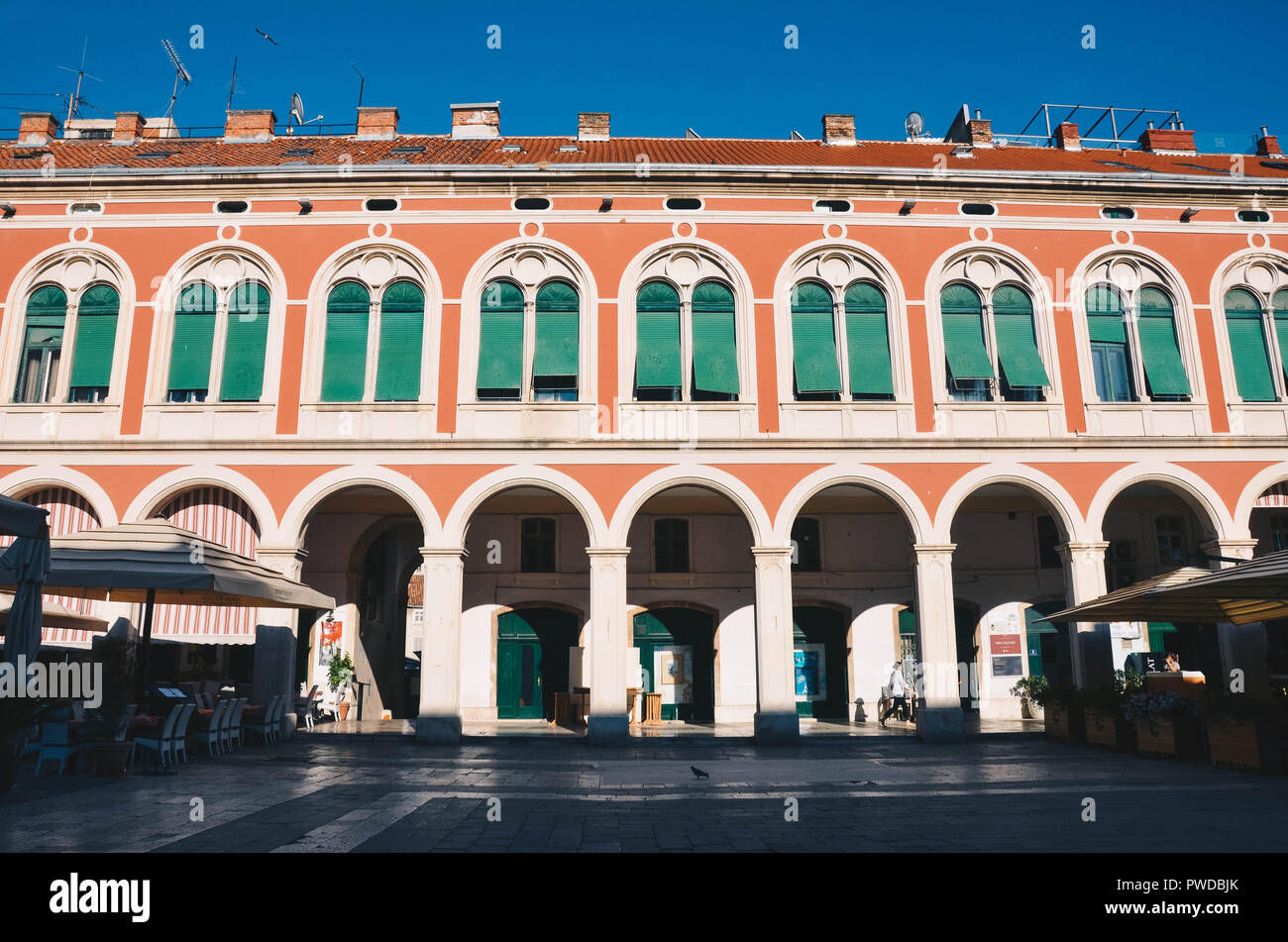Republic Square (Trg Republike), Split, Croatia, September 2018 Stock ...