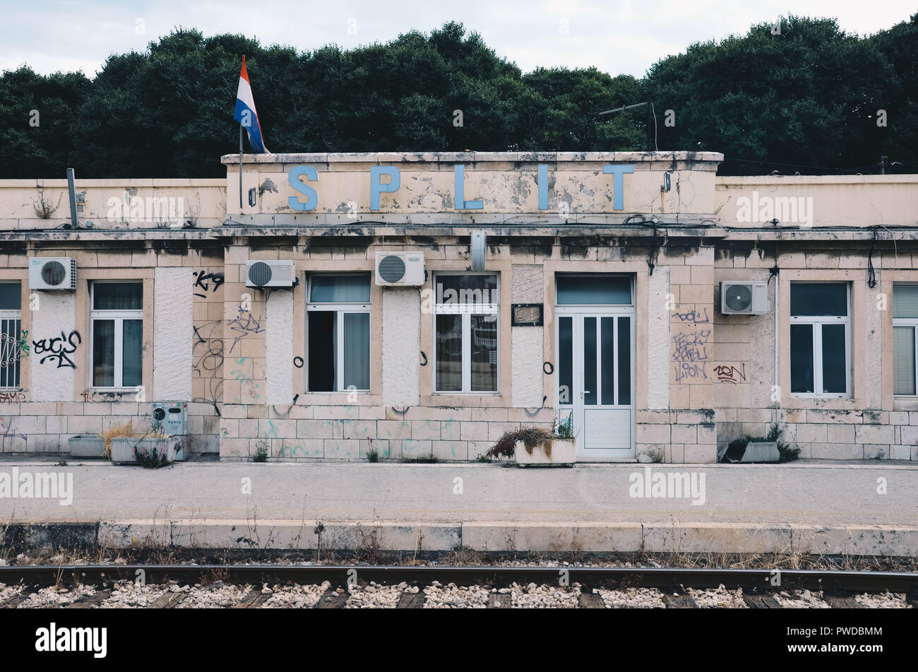 Main railway station, Split, Croatia, September 2018 Stock Photo - Alamy