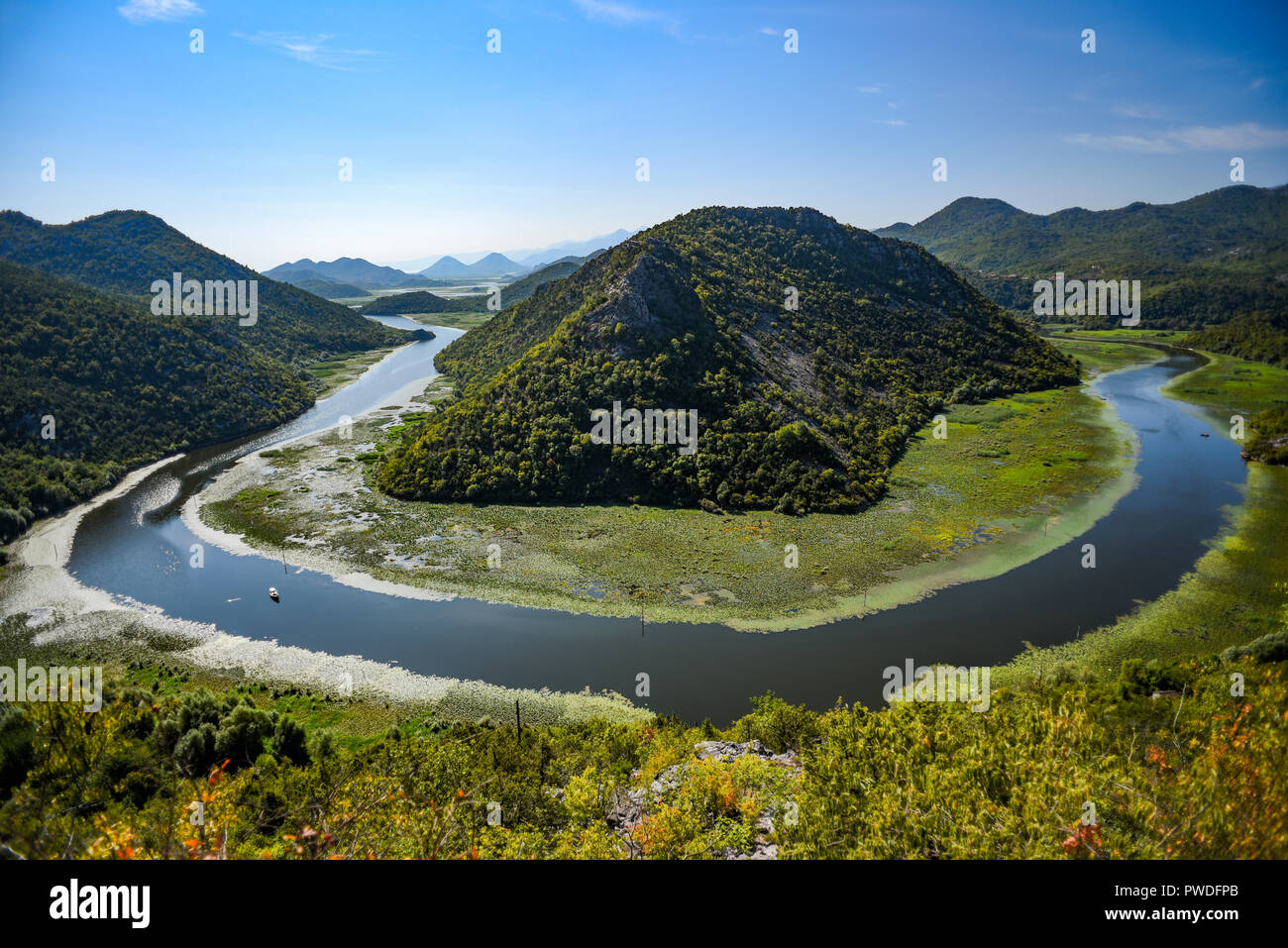 Landscape of the Crnojevica river in Montenegro Stock Photo - Alamy