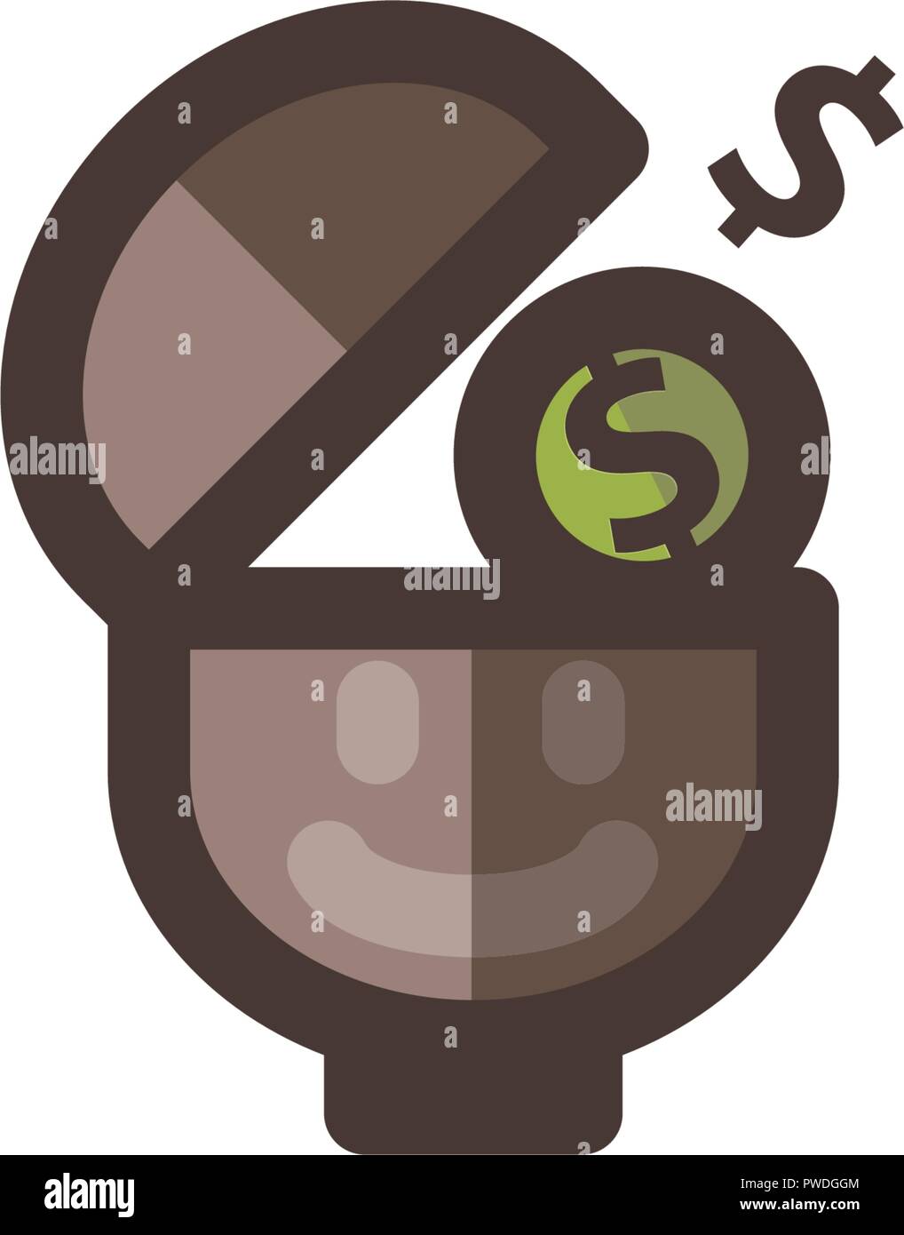 Money Template Filled Line Icon Isolated Stock Vector Image & Art - Alamy