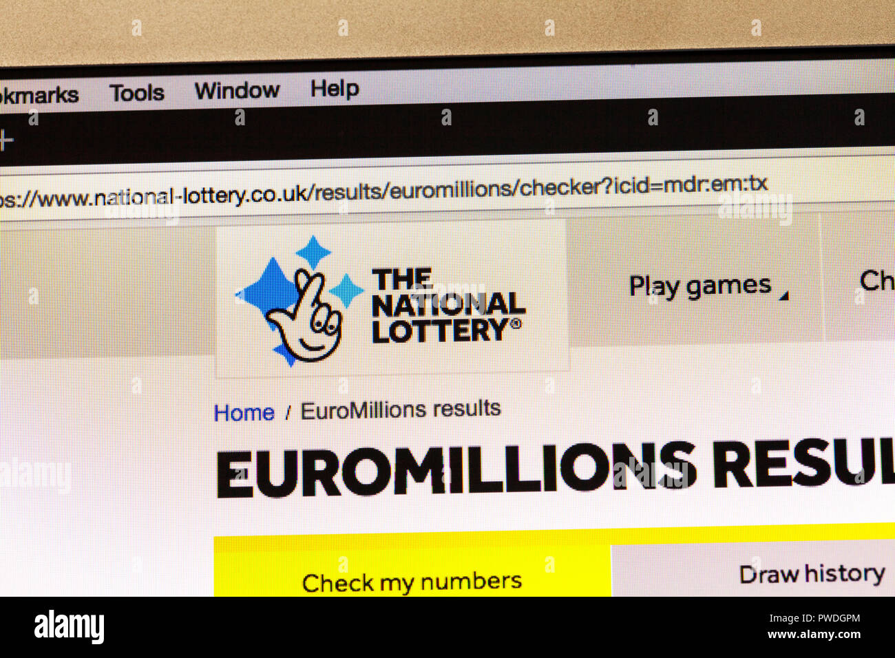 National Lottery Checker