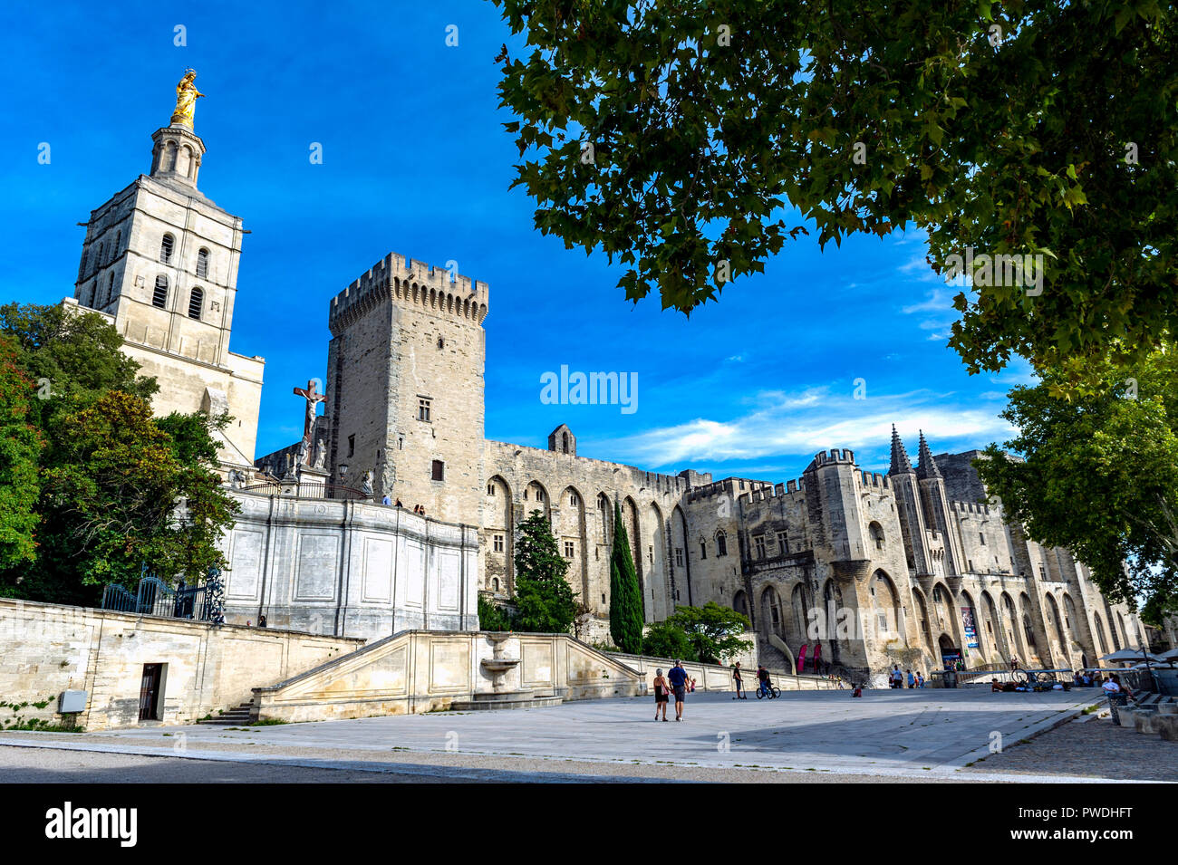 France. Vaucluse (84). Avignon. The Palace of the Popes World Heritage ...