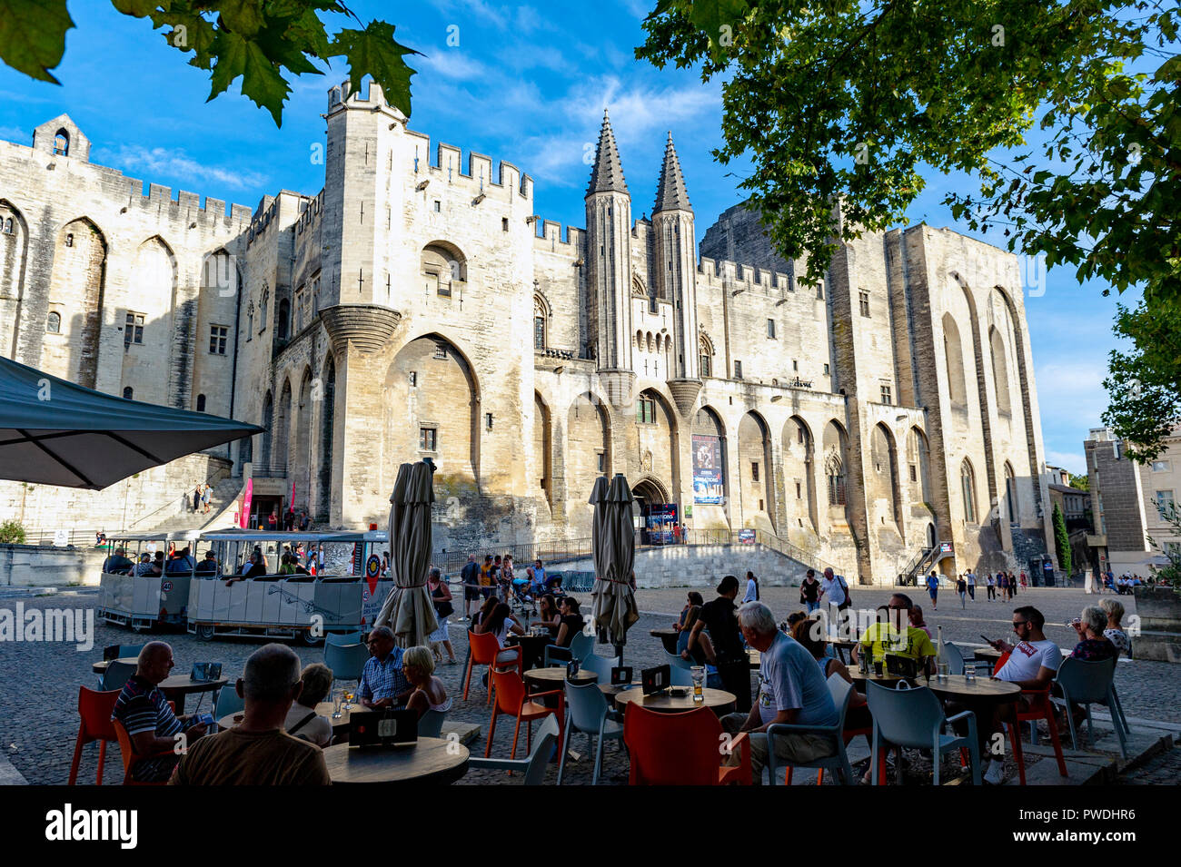 France. Vaucluse (84). Avignon. The Palace of the Popes, a UNESCO World ...