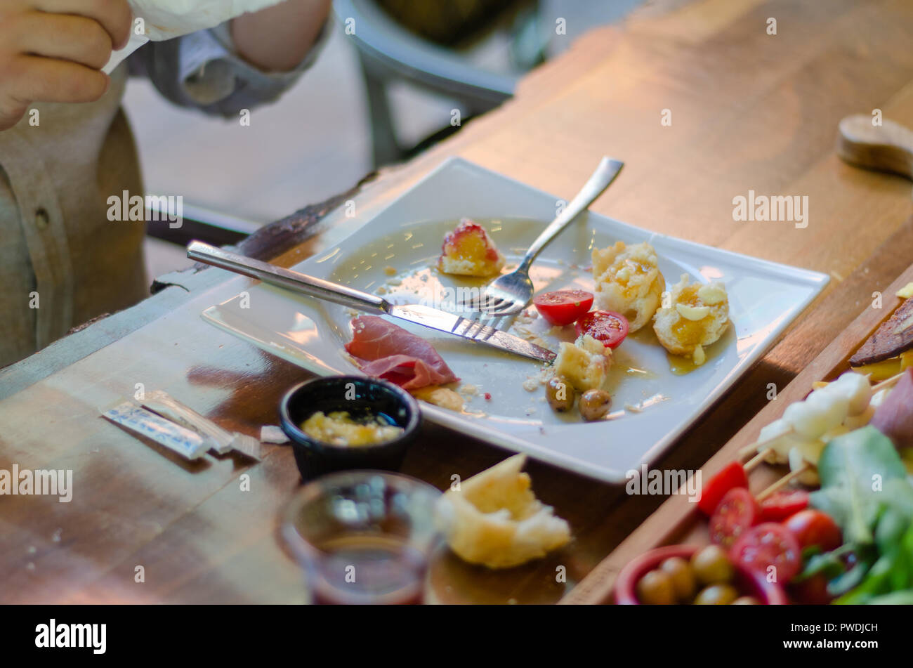 Messy breakfast table hi-res stock photography and images - Alamy