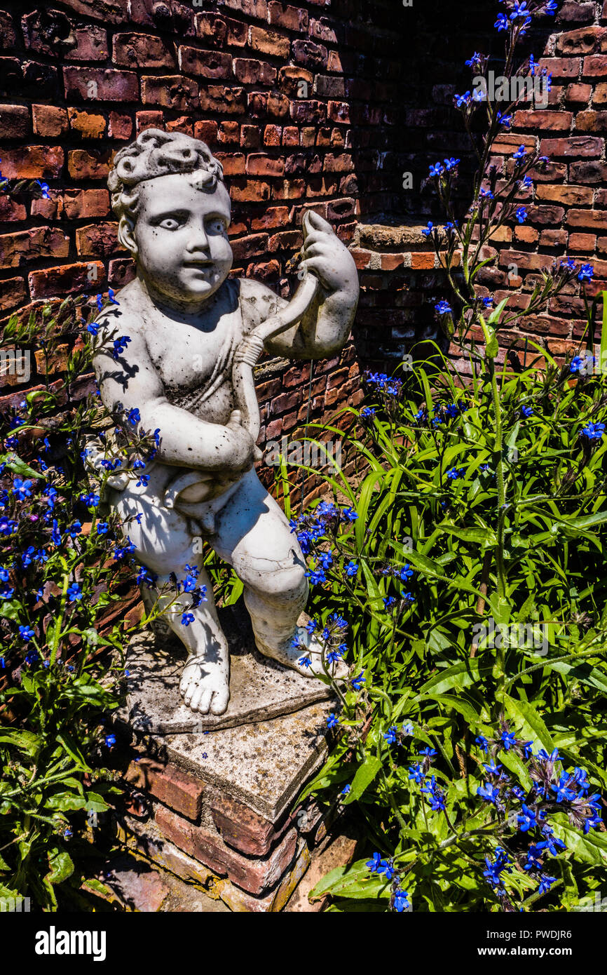 Cupid King's Garden Fort Ticonderoga Ticonderoga, New York, USA Stock ...
