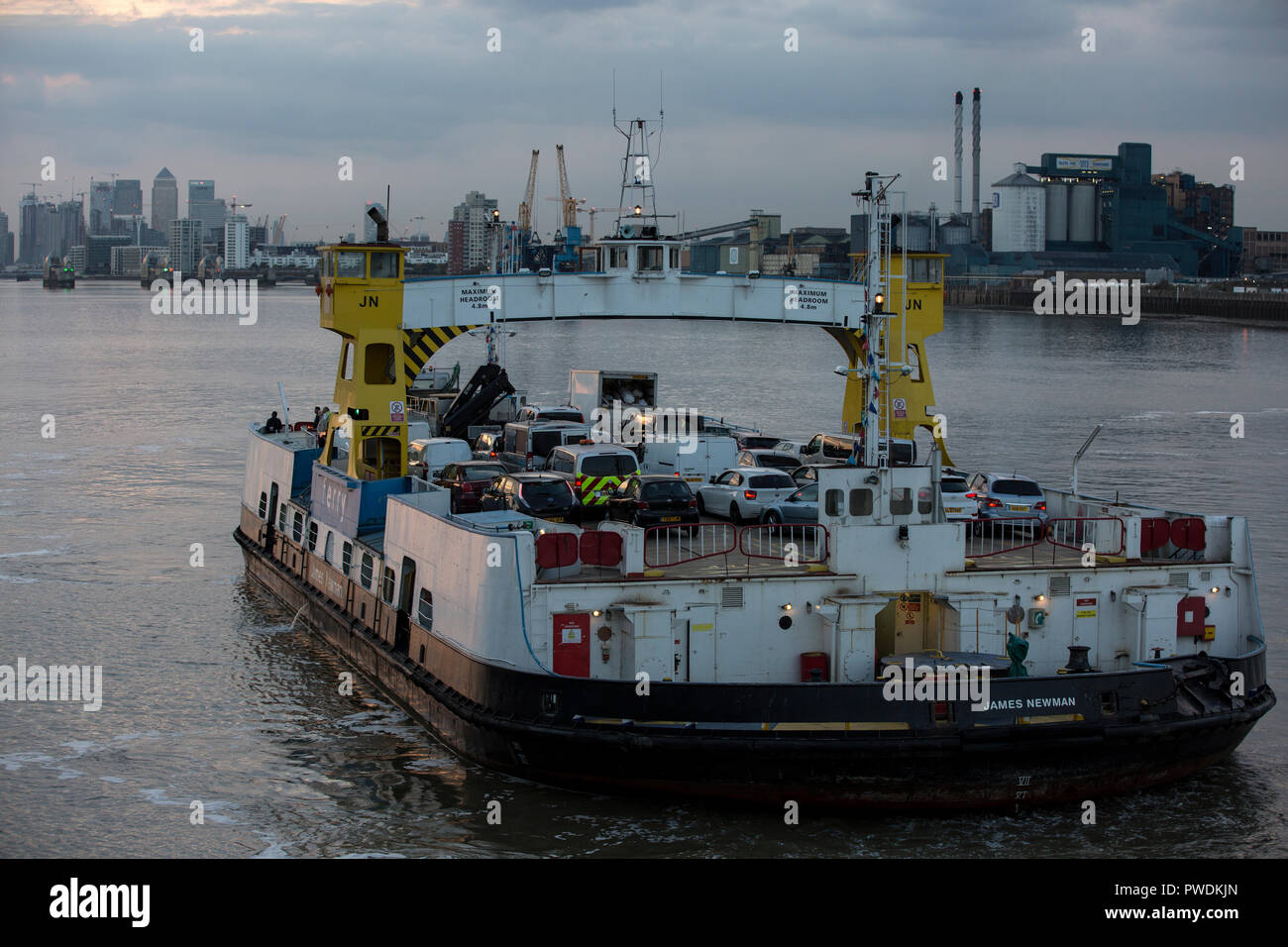 Woolwich Ferry fleet of 1963 vessels take their last voyage on the ...