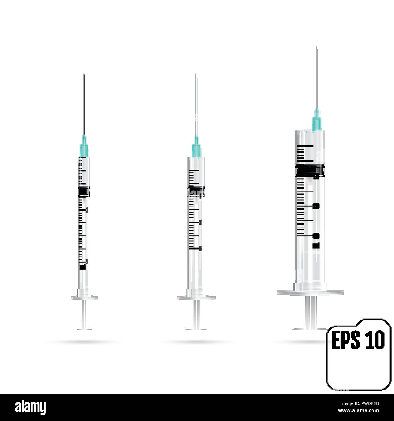 Single dose syringes Stock Vector Images - Alamy