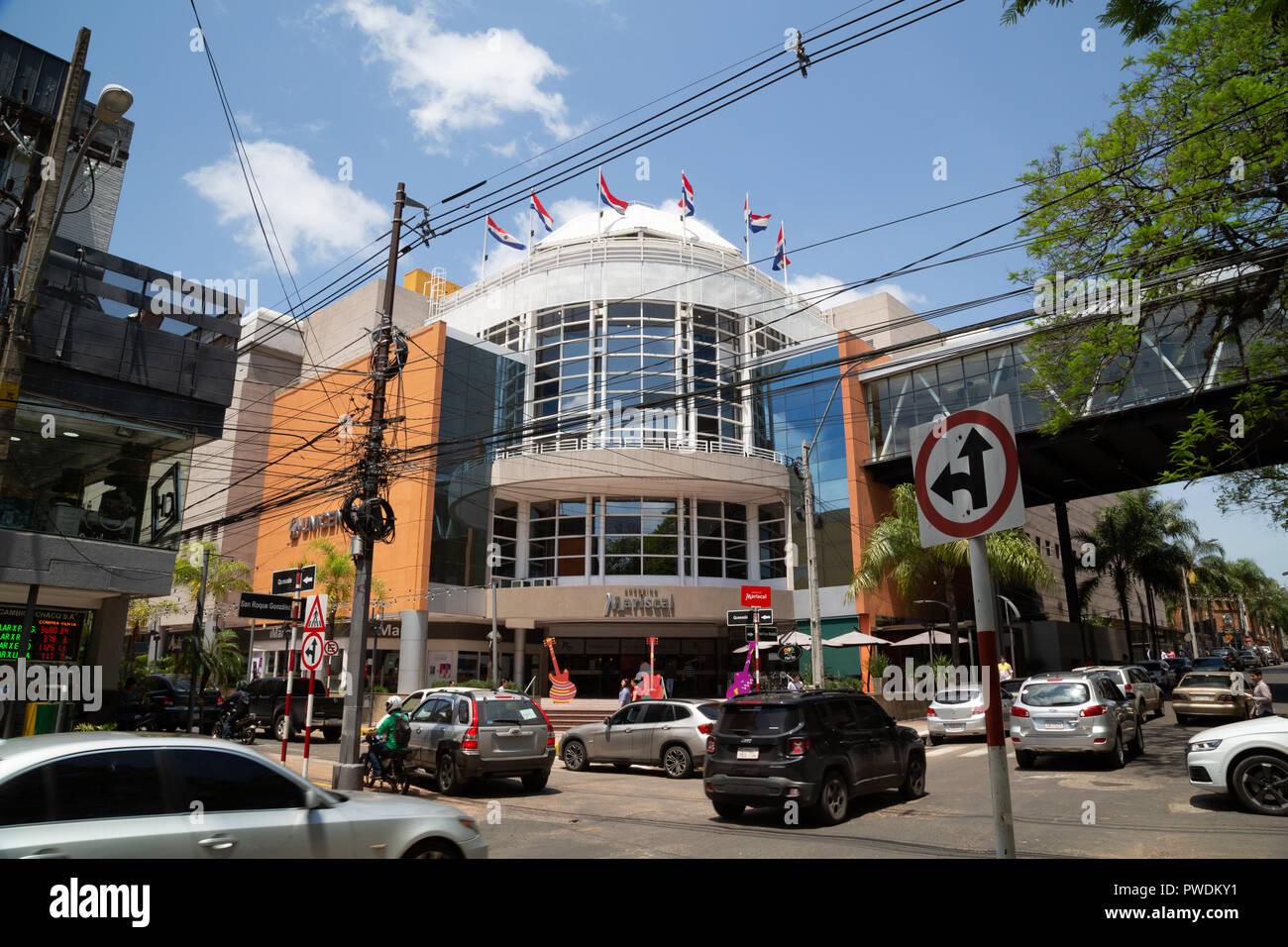 Shopping Mariscal Lopez, Villa Morra, Asuncion, Paraguay Stock Photo ...