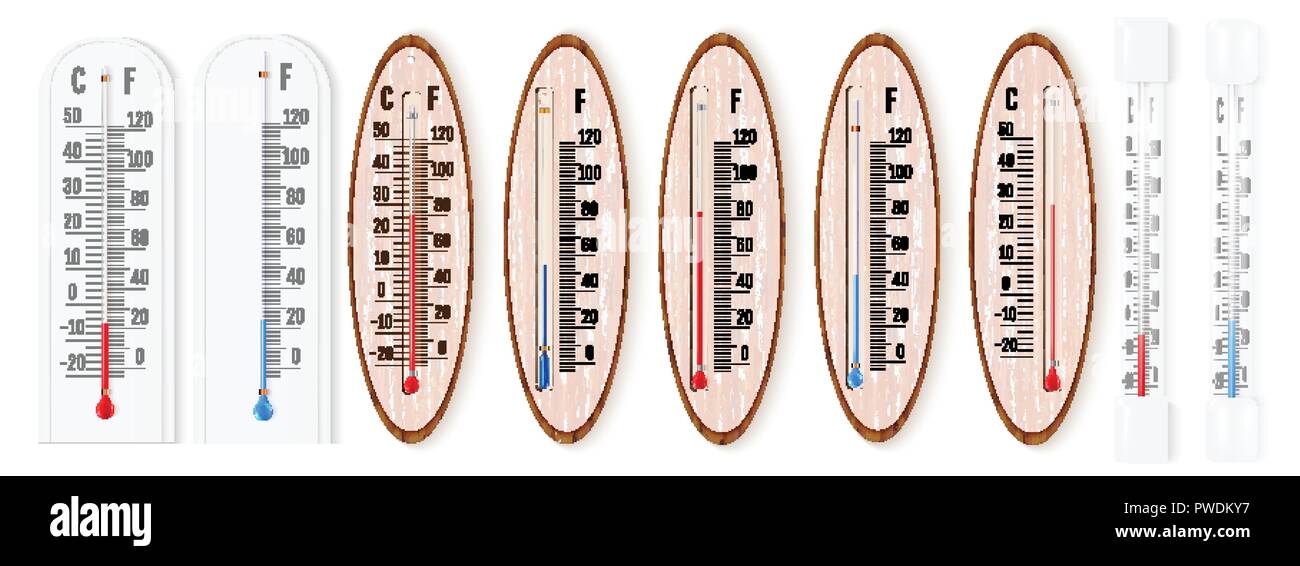 Temperature scales Stock Vector Images - Alamy