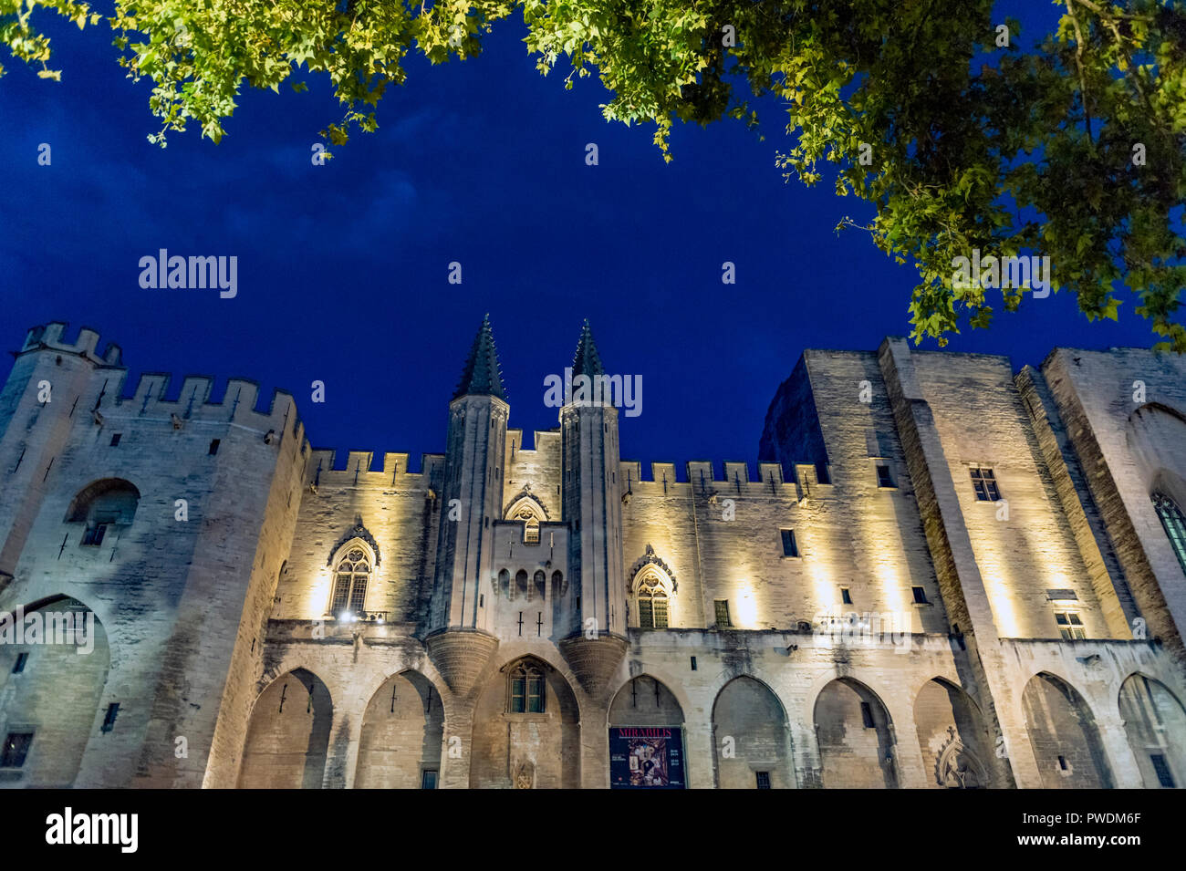 France. Vaucluse (84). Avignon. The Palace of the Popes, a UNESCO World ...