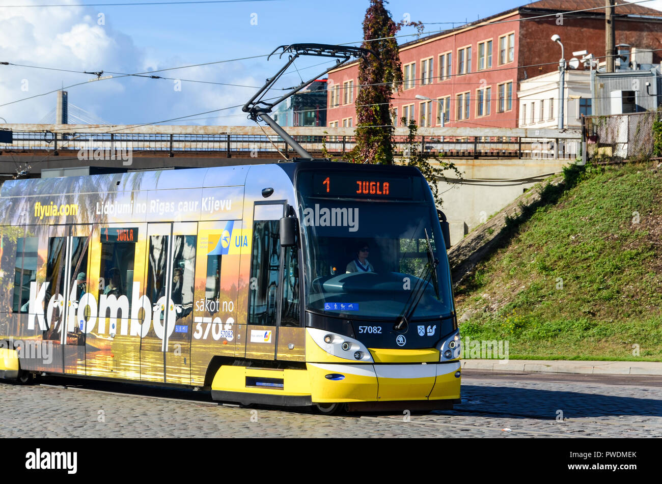 Riga tramway hi-res stock photography and images - Alamy