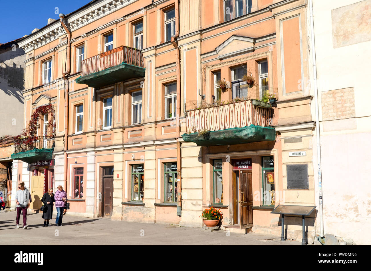 City centre of Vilnius, Lithuania Stock Photo - Alamy