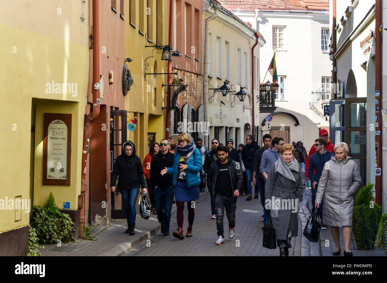 City centre of Vilnius, Lithuania Stock Photo - Alamy
