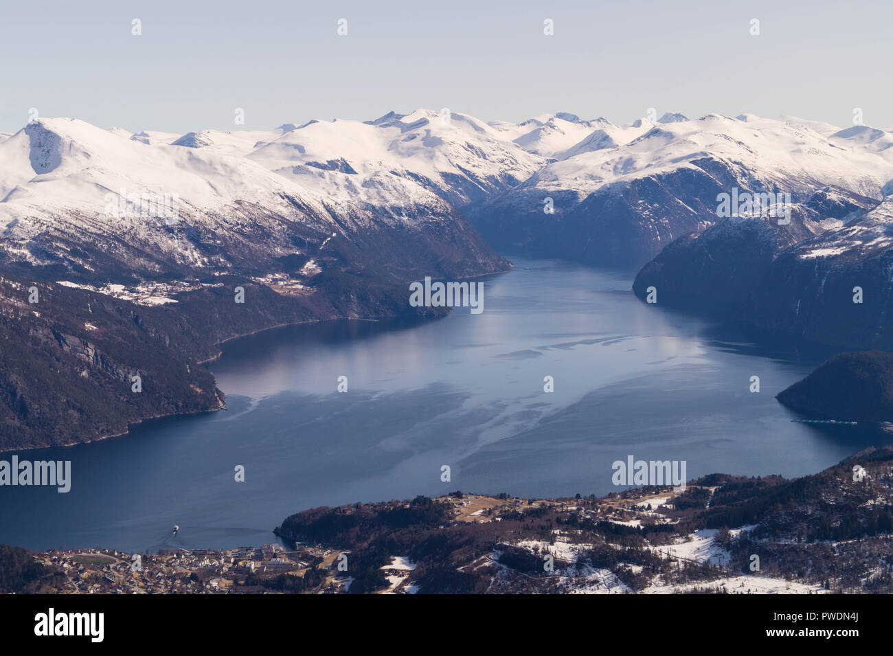 stranda norwegian ski resort Stock Photo - Alamy