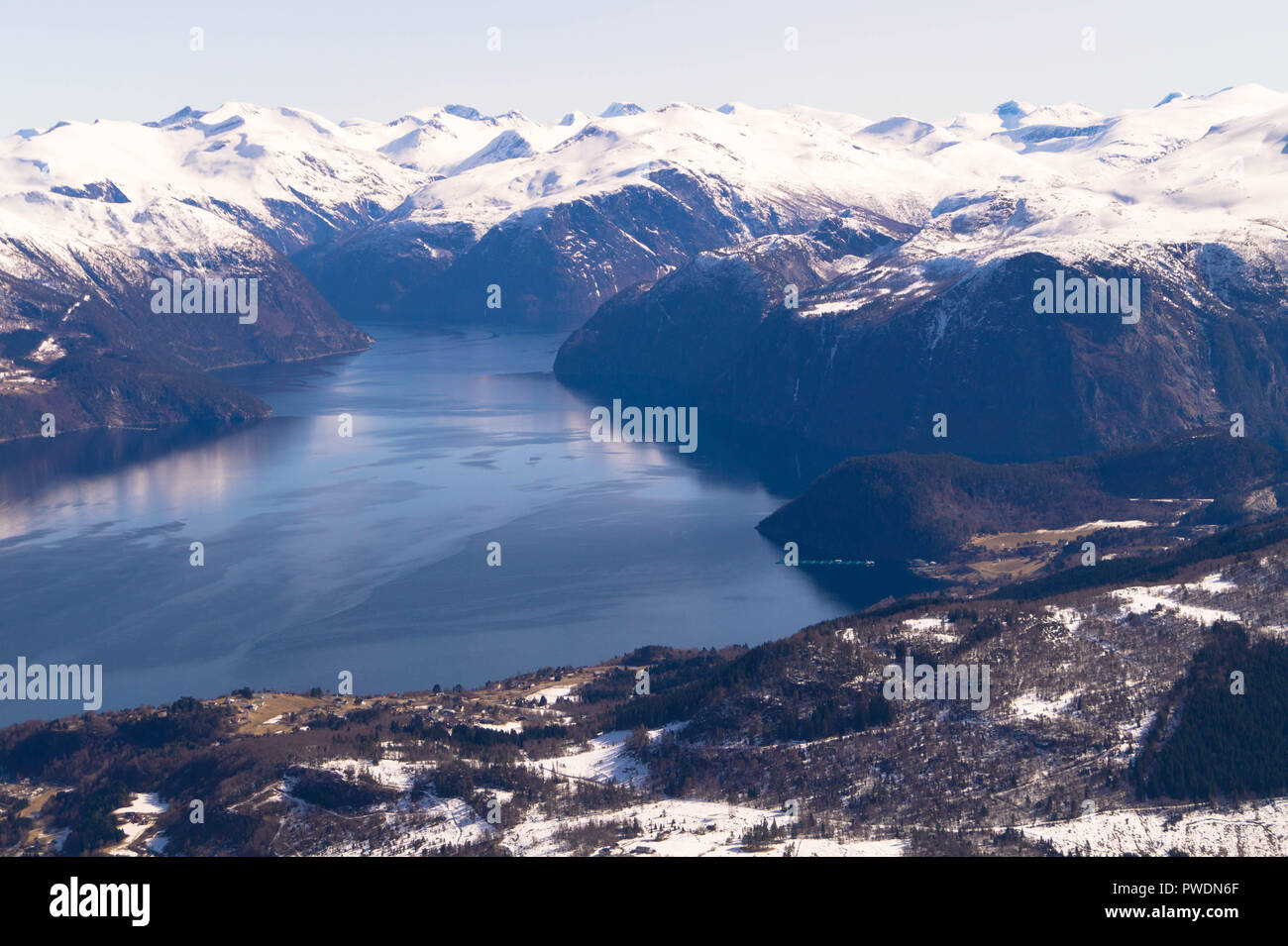 stranda norwegian ski resort Stock Photo - Alamy