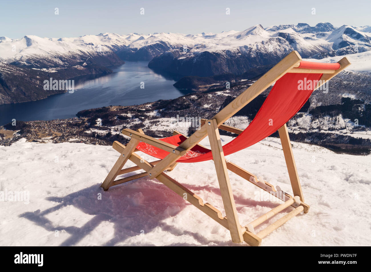 stranda norwegian ski resort Stock Photo - Alamy