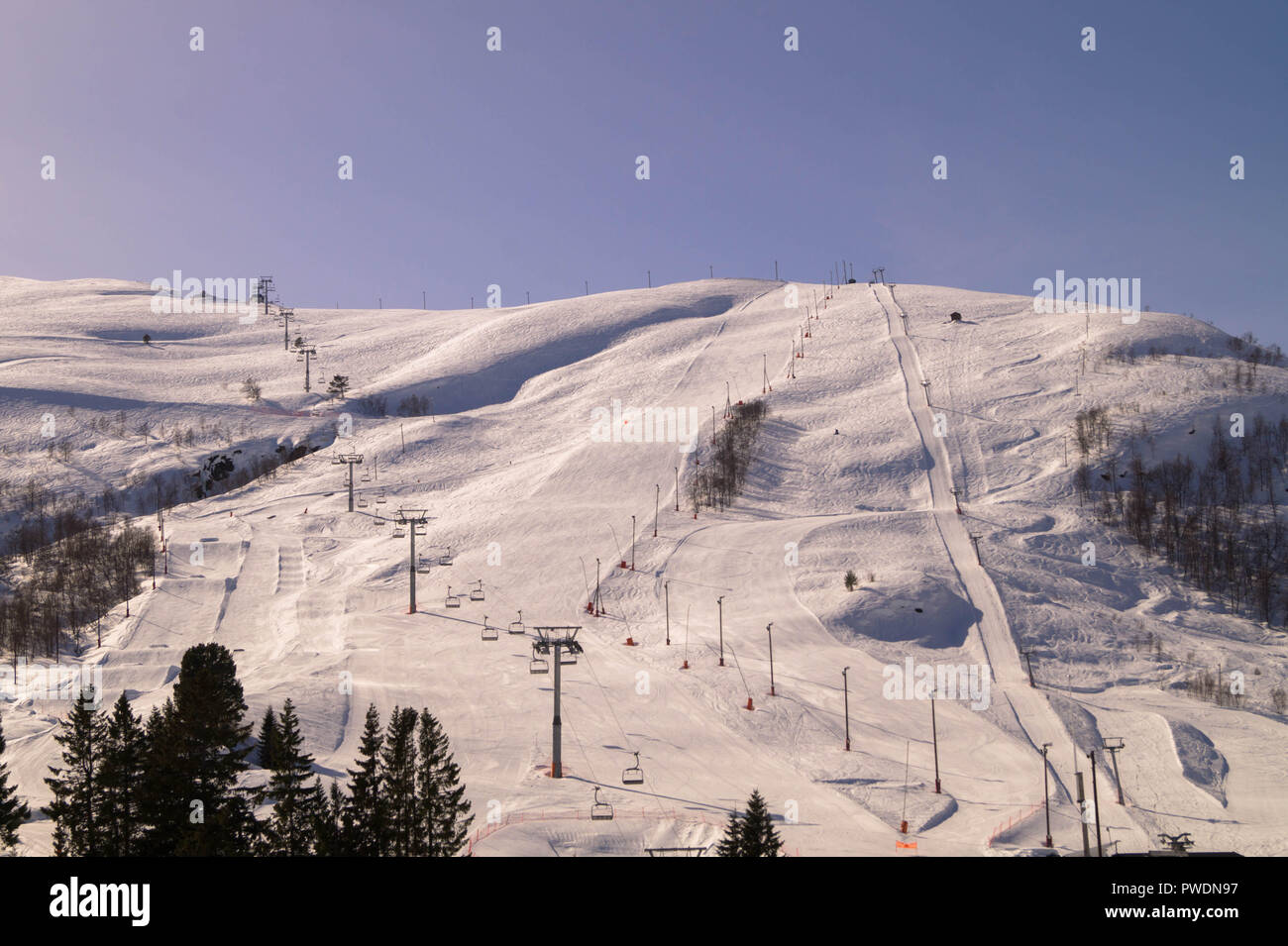 stranda norwegian ski resort Stock Photo - Alamy