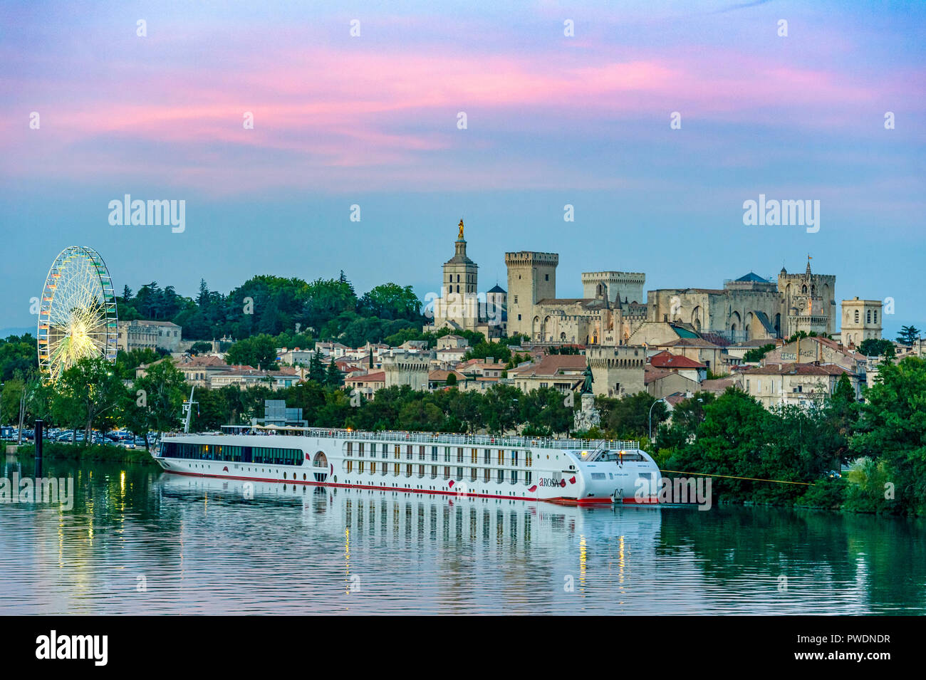 France. Vaucluse (84). Avignon. The Palace of the Popes, a UNESCO World ...