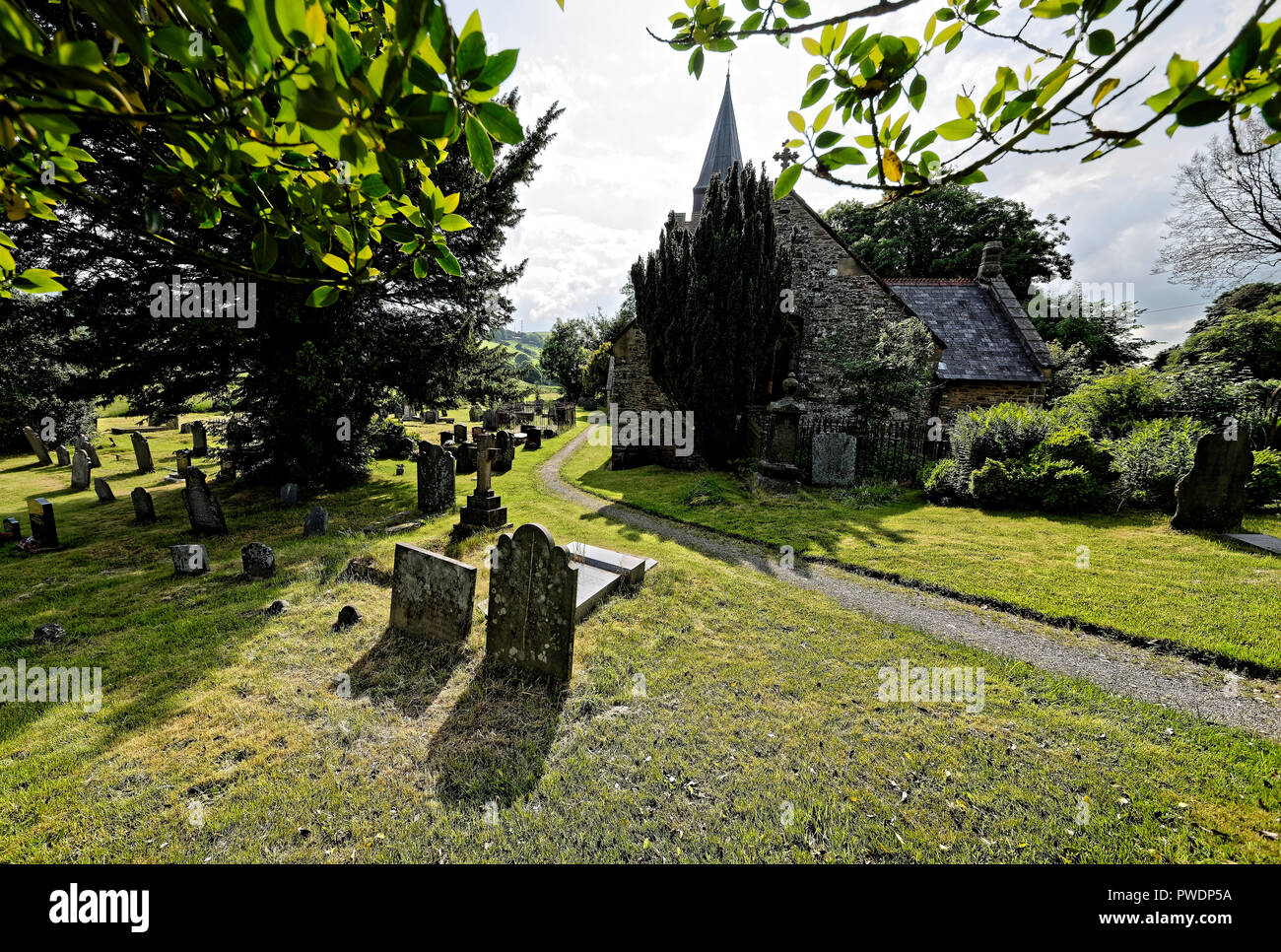 Llangurig village hi-res stock photography and images - Alamy