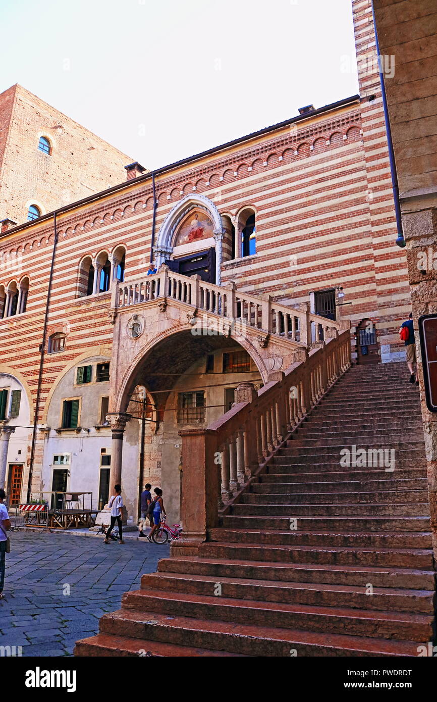 Torre dei Lamberti-Verona's tallest Medieval tower, built by the ...