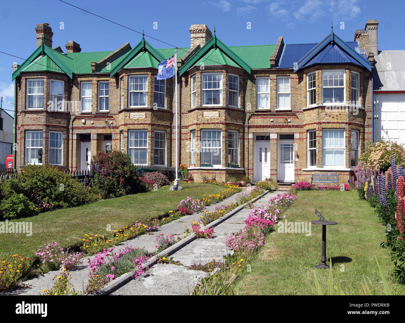 Jubilee Villas, built in 1887, brick townhouses exhibiting distinctly ...