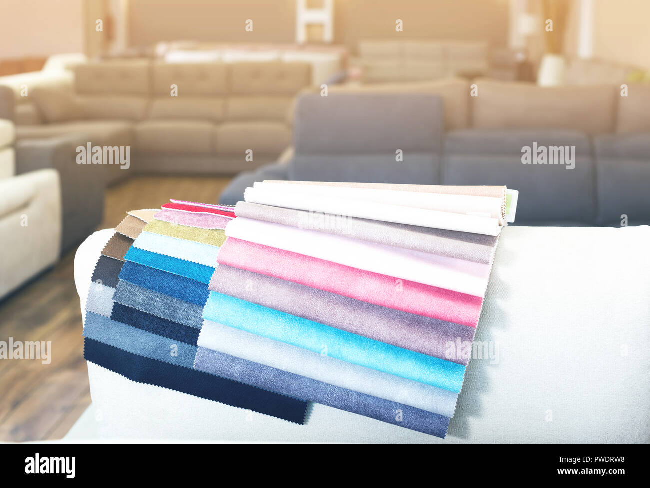 Image of other furniture colors in the store indoors Stock Photo - Alamy